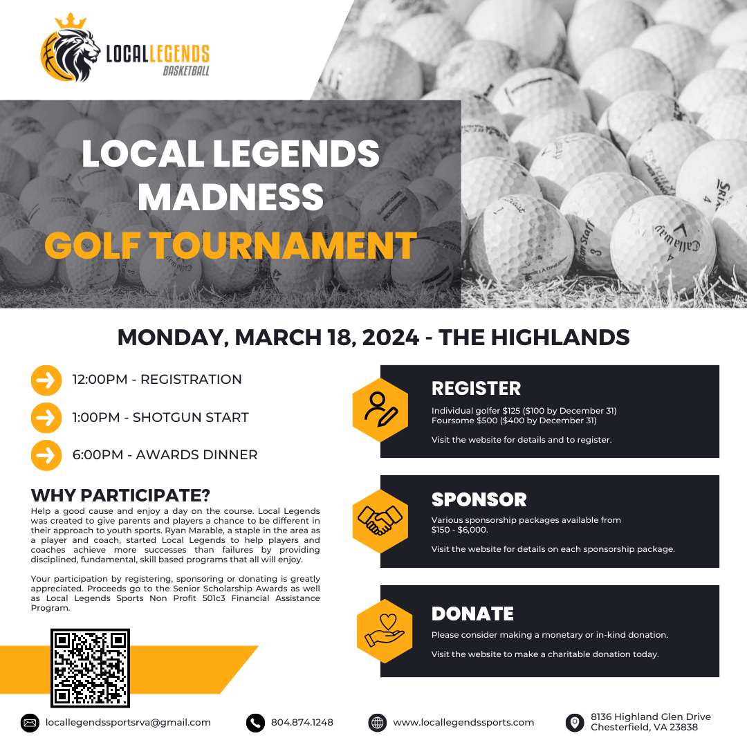Annual Golf Tournament - Local Legends